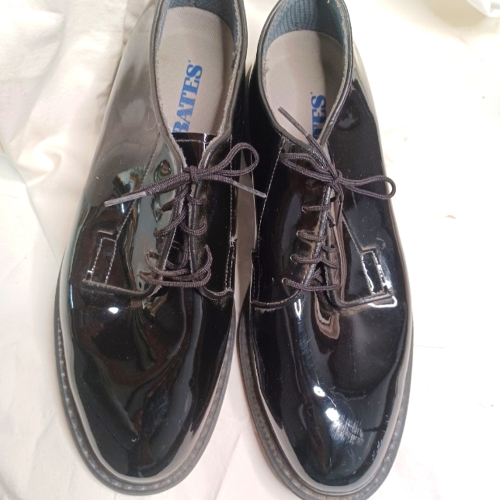 Bates High Gloss Uniform Military Tuxedo Dress Shoes … - Gem